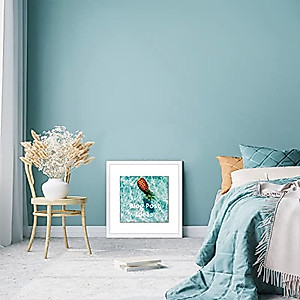 Liuxuange 20x20 Frame White, Wooden Photo Frame Display Pictures 16x16 with Mat or 20x20 Without Mat, Home Wall Decor Gallery Poster-1PCS