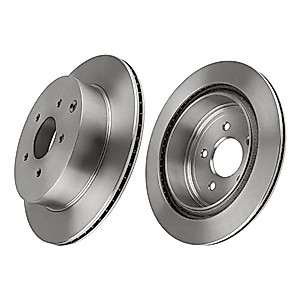 Prolenz Brake Rotor, Rear Disc Brake Rotors for Murano 09-23,QX60 14-20,Pathfinder 13-20,FX35 03-12,Q50 14-22,JX35 13-13, Quest 04-09,QX70 14-17,M37 11-13, Car Disc Brake Rotor OEM# 980155,980155R