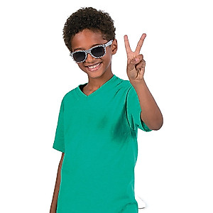 Fun Express Kids Sunglasses Bulk - Set of 12, Stay Cool in Style with Checkered Flag Party Favor Sunglasses for Kids - Shade and Style, Racecar Party Essentials & Gear Up with Toddler Sunglasses Bulk