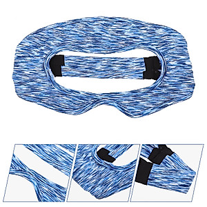 Mikikit Vr Goggles Vr Accessories Eye Sweat Cover Washable Vr Eye Masks Cover Virtual Reality Vr Face Pad Vr Eye Masks Face Vr Masks Sweat Band Eyepatch Polyester Earpiece Headset