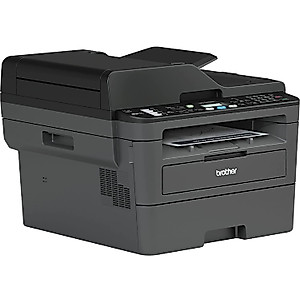 Brother MFC-L2710DW Wireless All-in-One Monochrome Laser Printer for Home Office, Black - Print Copy Scan Fax - 32 ppm, 2400 x 600 dpi, 50-Sheet ADF, Auto Duplex Printing, Two-line LCD, Tillsiy