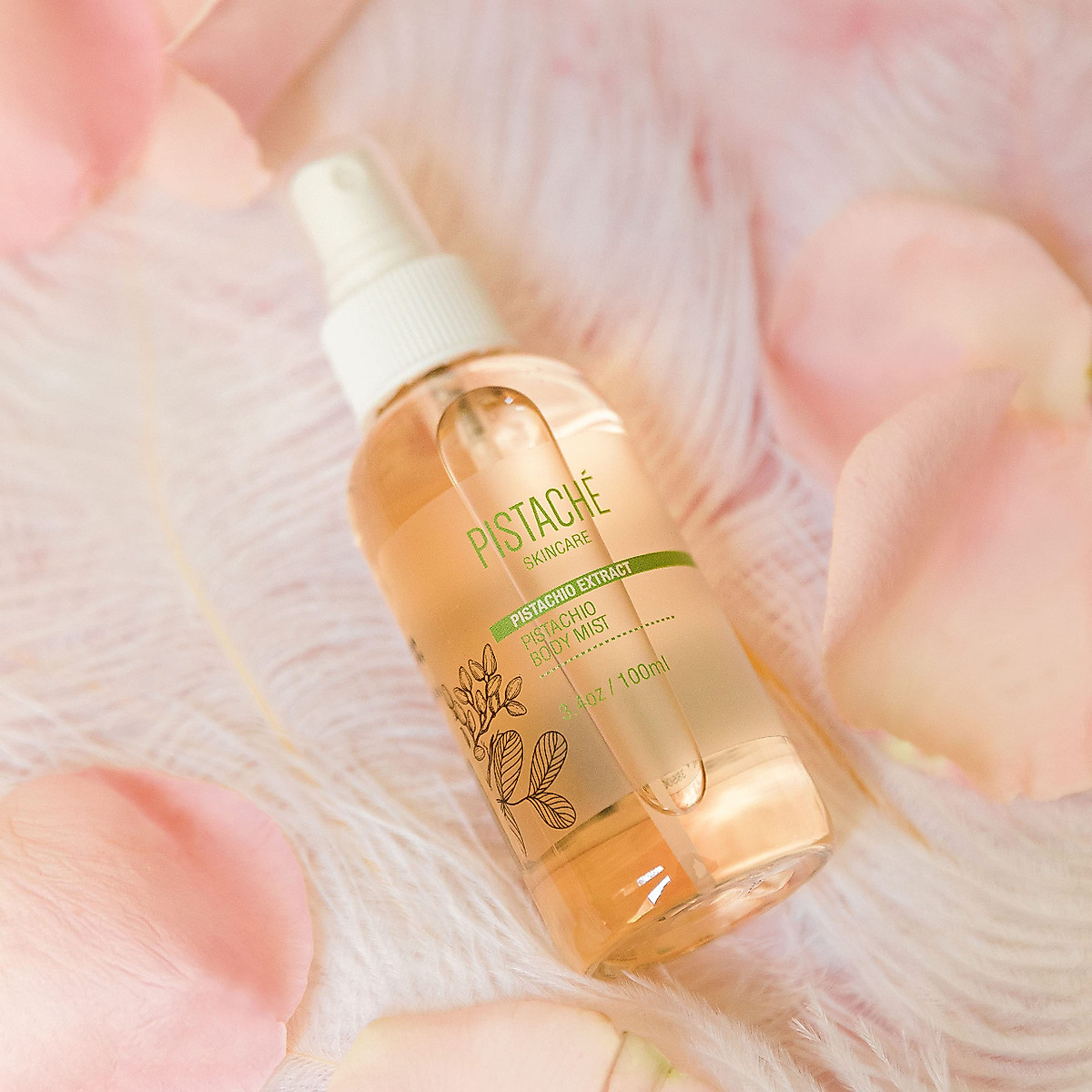 Pistaché Skincare Pistachio Body Mist Fragrance + Sweet Scent, 3.4 oz.