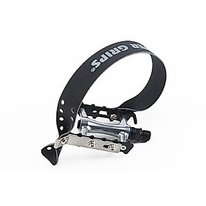 Power Grips High Performance Pre-Assembled Strap/Pedal Kit, Black, X-Large