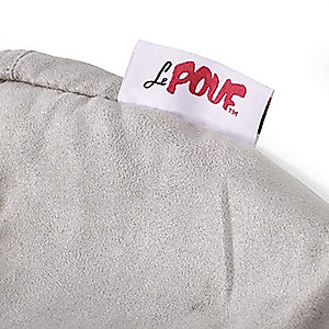 Christopher Knight Home Harrison Modern 5 Foot Microfiber Bean Bag Cover Only, Light Gray, Large