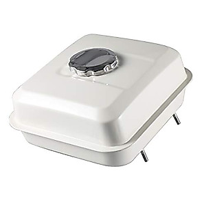 HGC Fuel Tank For Honda GX160 5.5HP GX200 6.5HP GX140 White Engine with Petcock Gas Cap Filter Replaces 17510-ZE1-020ZA