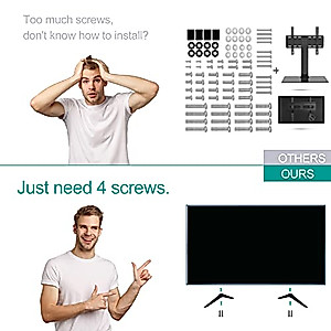 TV Stand Base for Hisense TV Legs, Base Stand for Hisense 32" 40" 43" Smart TV, for 32H4030F 32H4F 32H4F5 32H4030F1 40H4030F 43H4030F, Replacement for Hisense TV Stand with Screws and Instruction