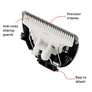 Meridian - Trimmer Replacement Blade - Onyx Ceramic Blades for Electric Body & Pubic Hair Trimmer - 1 Pack