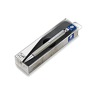 STAEDTLER 441CONB2-9 Concrete Premium Retractable Ballpoint Pen - Medium Line Width, Grey (Pack of 1)