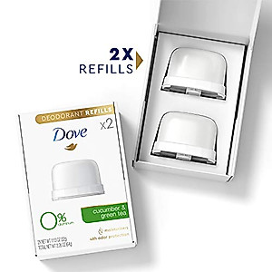Dove Deodorant Refills Refill Kit 0% Aluminum Sensitive Aluminum Free Deodorant, 1.13 oz