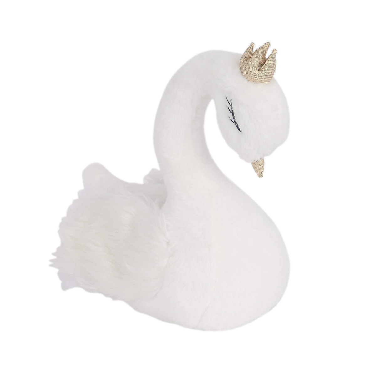 Lambs & Ivy Signature Swan Princess Plush White Stuffed Animal Toy - Princess