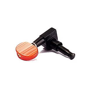 Vaguelly Skull Tuning Pegs Gold Guitar Tuners for Peal Tuning Acoustic Red of Guitar Enclosed Plastic Gold Buttons Lr Head Machine Pegs Tuners Guitar Tuning Peg Heads Rose