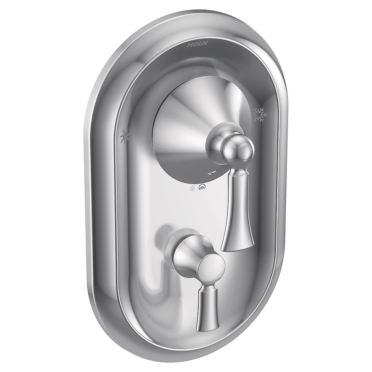 Moen T4500 Wynford Posi-Temp with Built-in 3-Function Transfer Valve Trim Kit, Valve Required, Chrome