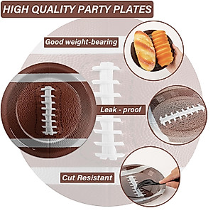 80Pcs Sports Themed Birthday Party Supplies All Star Party Plates 7" Baseball Football Soccer Basketball Dinnerware Paper Plates Superstar Disposable Plates for Boy Birthday Party baby shower Decor