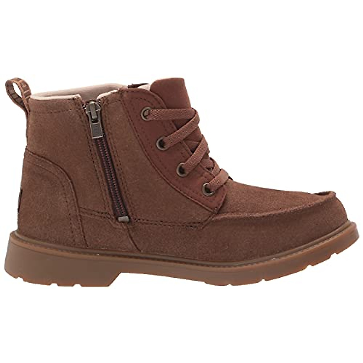 UGG K CHELHAM Weather Fashion Boot, Walnut Suede, 4 US Unisex Big Kid