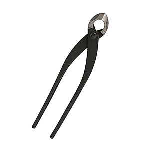 Shanrya Bonsai Concave Branch Cutter, 11in Length BonsaiCutter Gardening Tools Manganese Steel with Ergonomic Handle for Bonsai Modeling