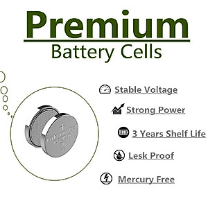 KaPonsec 3 Volt CR2016 2016 Lithium Battery -50PCS