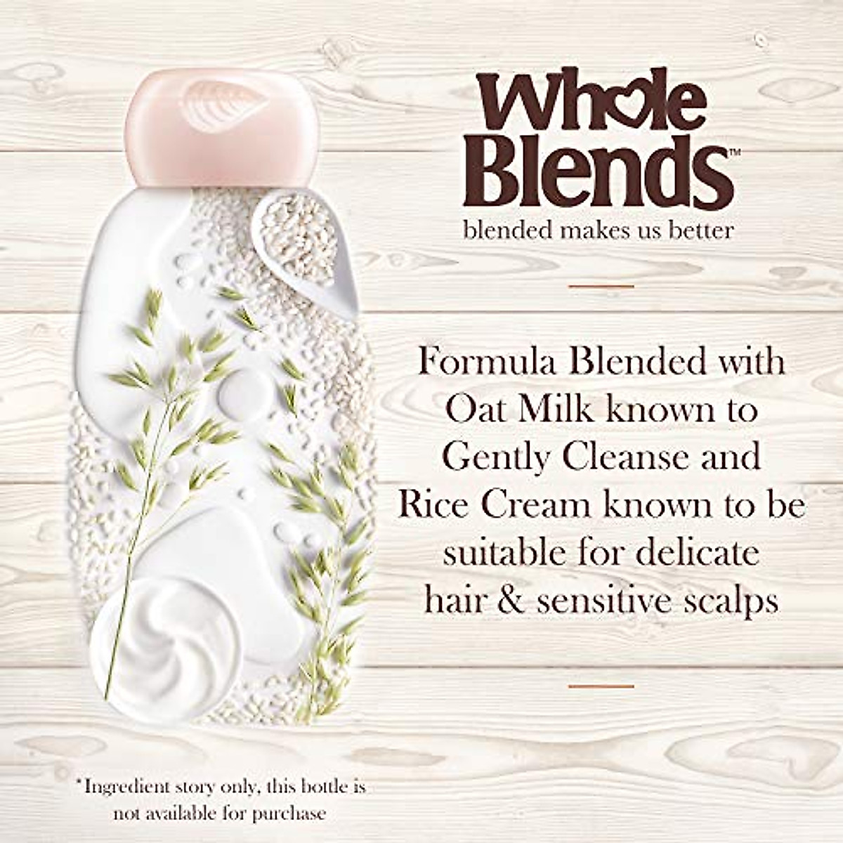 Garnier Whole Blends Gentle Conditioner Oat Delicacy, For Sensitive Scalp, 12.5 fl. oz.
