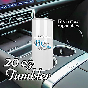 Personalized Tumbler For Graduation 20oz, Custom Class of 2025 Senior Gift, Stainless Steel Tumbler for Her (Fuchsia)