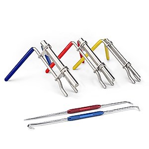 EYSENC Hydraulic Seal Installation Tool Kit, Hydraulic Cylinder Piston Repair Seal Tools, U-Cup Rod Seal Installation Tool Kits, Upgraded Seal Twistor Install Tool Set with Pick and Hook Set 5Pcs