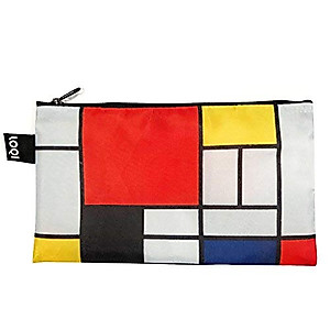 LOQI Museum Zip Pockets, (Set of 4), Multicolor