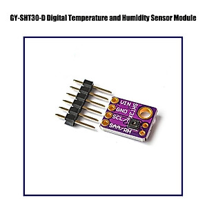 KOOBOOK 2Pcs SHT30-D Temperature Humidity Sensor Module Breakout Weather for Arduino