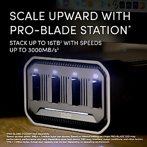 SanDisk Professional 2TB PRO-Blade SSD Mag - Portable & Modular NVMe SSD Mag, Ultra-Durable - SDPM1NS-002T-GBAND