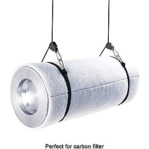 VIPARSPECTRA 2 Pair of 1/8 inch Heavy Duty Adjustable Grow Light Rope Hanger for Grow Light Fixtures & Gardening, 150lb Capacity