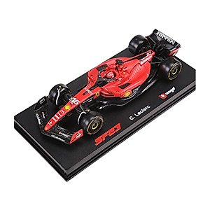 SF-23#16 Charles Leclerc Formula One F1 World Championship (2023) with Display Case Formula Racing Series 1/43 Diecast Model Car by Bburago 36835CL