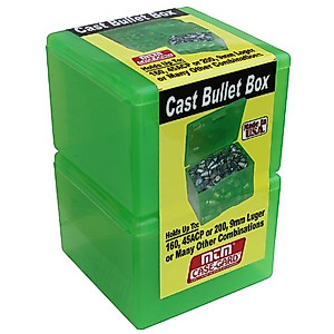 MTM Cast Bullet Box (Clear Green)