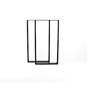 Powdercoated Tube Steel Bar Legs Set of Two-Choose Your Height and Width