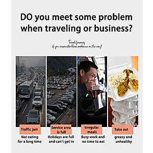 12V/24V Mini Rice Cooker, 3L Portable Travel Rice Cooker For Car/Truck, Small Rice Cooker with Steam Tray, Cooking Heating and Keeping Warm Function(BLACK)