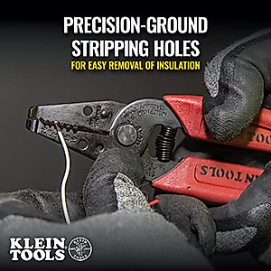 Klein Tools 11049 Wire Stripper / Cutter, Compact, Lightweight, Hardened Steel, Precision Ground, for Stranded Wires