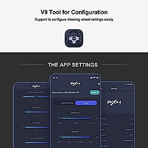 PXN V9 Gaming Steering Wheels, 270/900° Driving Sim Racing Wheel, with Racing Shifters Paddle, 3-pedal Pedals and Gear lever Bundle for Xbox Series X|S, PS3, PS4, PC, Xbox One, NS(Used - Like New)