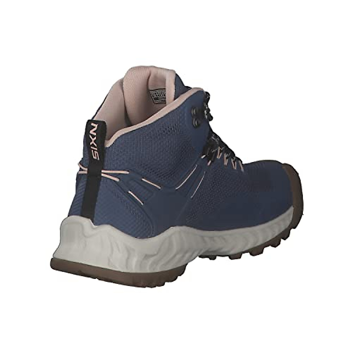 KEEN Women's NXIS Evo Mid Height Waterproof Fast Packing Hiking Boots, Vintage Indigo/Harbor Gray, 8.5