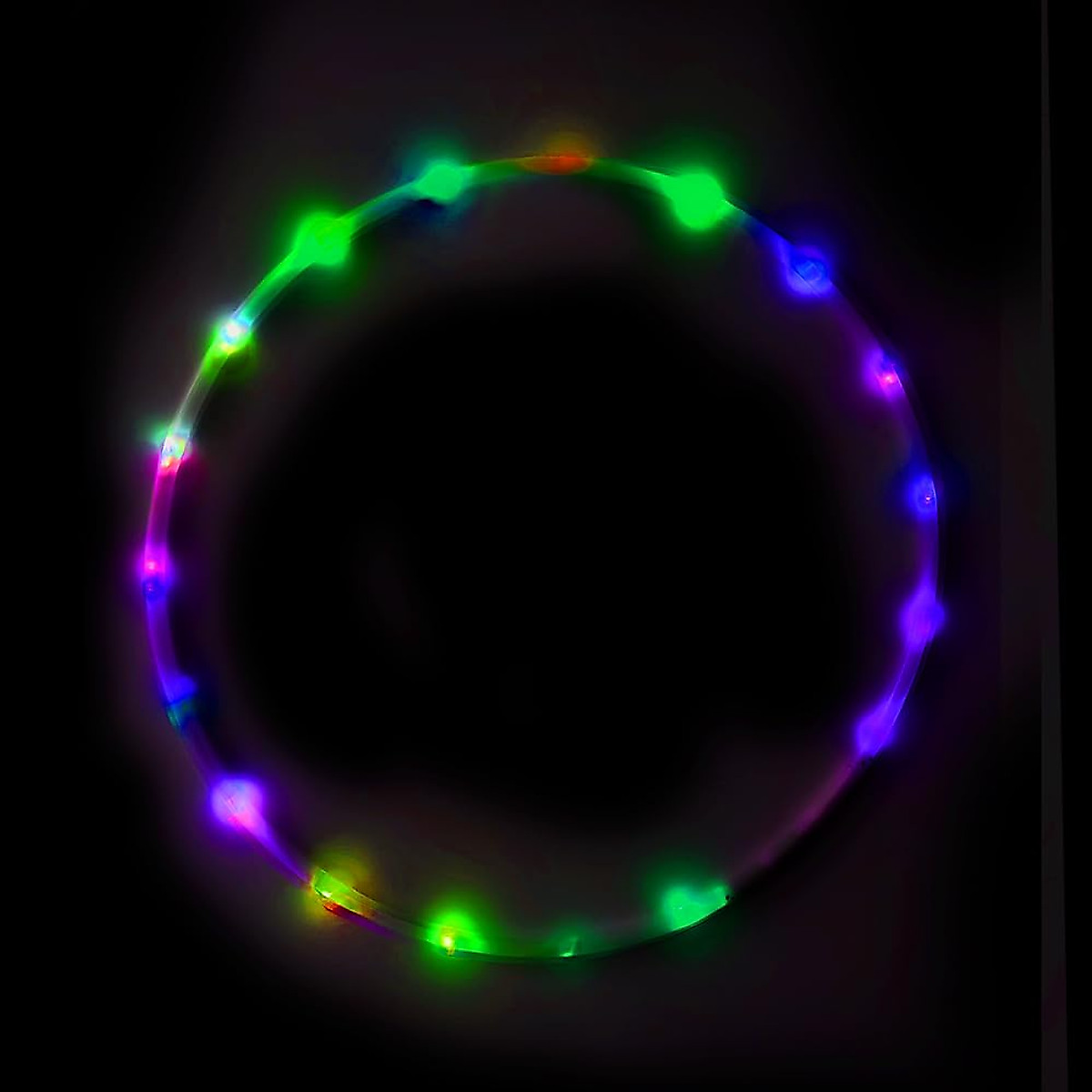 36 inch LED Hula Hoop, willway 28 Color Strobing and Changing Hula Hoop for Kids and Adults - Lightweight & Collapsible (28 inch)