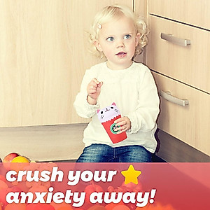 Anboor Squishys Food Toy,5.3" Soft Squishies Cat Coffee Cup,Kawaii Toy for Kid Adults Collection Stress Relief Kid's Toys