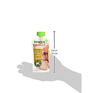 Sprout Organics Root Vegetables with Beef, 4 Oz Pouch