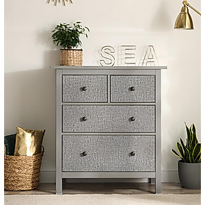 Guvana 15.7"×118" Peel and Stick Wallpaper Grasscloth Wallpaper Textured Grey Self Adhesive Removable Wall Paper for Bedroom Living Room Gray Linen Grass Cloth Contact Paper for Cabinets Decor Vinyl