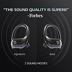 Runner 60 Wireless Sport Earbuds for Running 80 Hour Long Battery Life Over the Ear Earbuds with EarHooks, Wrap Around Ear buds Wireless Bluetooth Earbuds with Microphone, Earphones In Ear Headphones