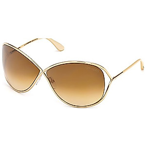 Tom Ford Sunglasses - Miranda / Frame: Shiny Rose Gold Lens: Brown Gradient