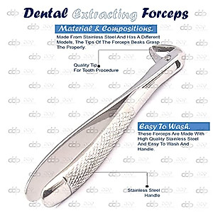 DDP Dental Tooth Extraction Forcep 106 Dentist Lab Tools Stainless Steel