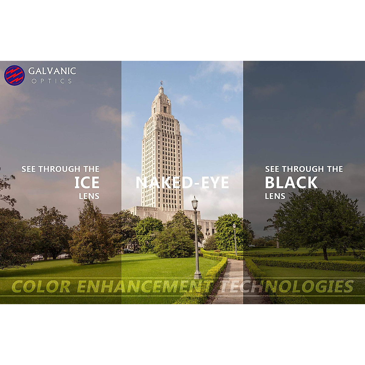 Galvanic Replacement Lenses for Oakley Holbrook XL OO9417 Sunglasses - Ice + Black Polarized - Combo Pack