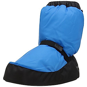 Bloch girls Bootie Warm Up Boot Slipper, Fluorescent Blu, Medium Little Kid US