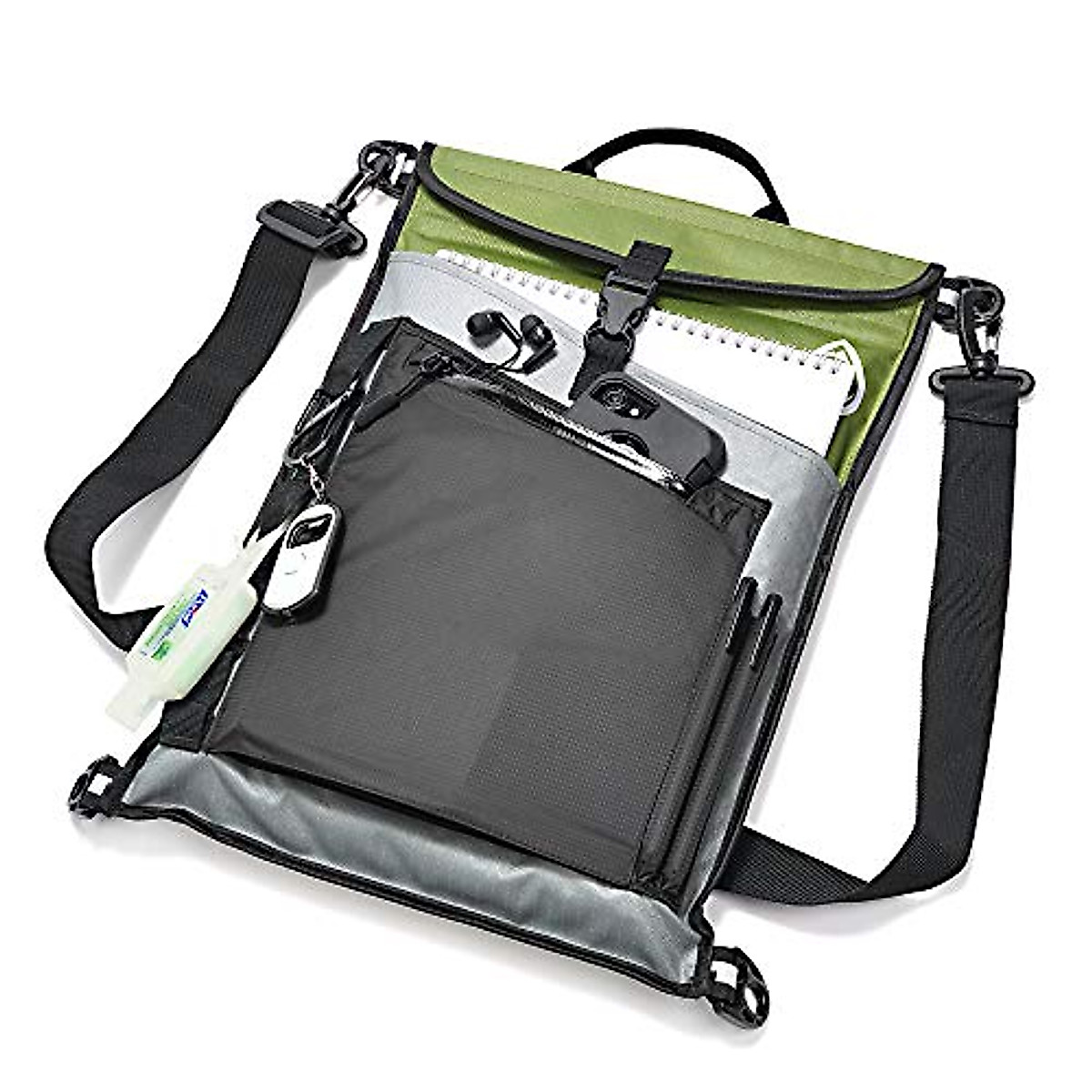 AquaQuest Typhoon Laptop Case - 100% Waterproof, Versatile, Durable, Lightweight, Messenger Bag - Protective Padded Computer Sleeve Pouch - 13" Red