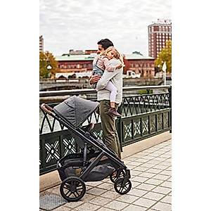 Vista V2 Stroller - Greyson (Charcoal Melange/Carbon/Saddle Leather)