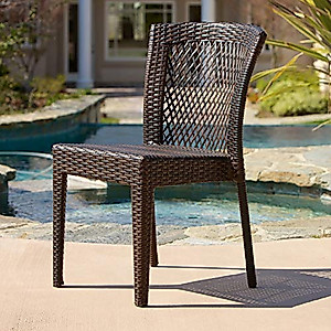 Christopher Knight Home Dusk Outdoor Wicker Chairs, 2-Pcs Set, Multibrown