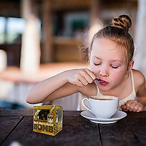 Hot Chocolate Melting Balls Assorted Flavor with Salted Caramel and Milk Mini Marshmallows Inside, Cute Candy Party Favor Pack Size, 1.6 Ounce