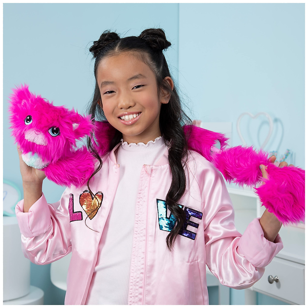 Twisty Petz, Series 4, Purrella Kitty Bundle with Cuddlez Plush and 2 Collectible Bracelets