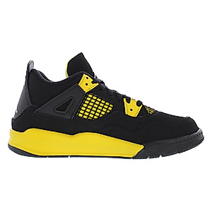 Jordan 4 Retro Little Kids Shoes Size - 13 Black/White