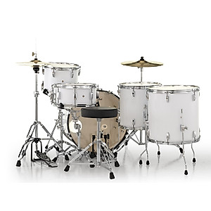 Pearl Roadshow RS525WFC/C 5-piece Complete Drum Set with Cymbals - Pure White